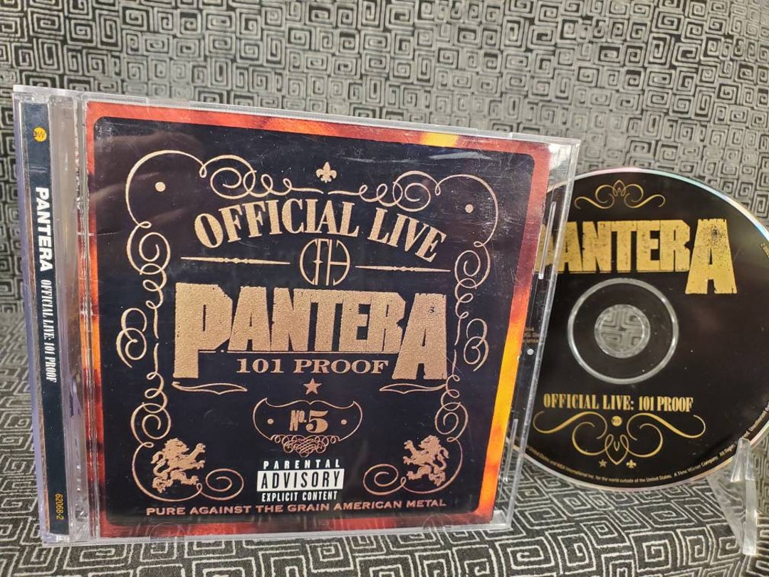 PANTERA CD Official Live 101 Proof Compact Disc - Dimebag Darrell ...