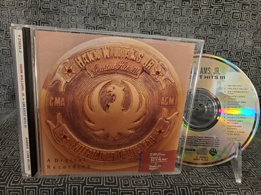 Hank Williams Jr CD Best of Greatest Hits Volume 3 Compact Disc - the ...