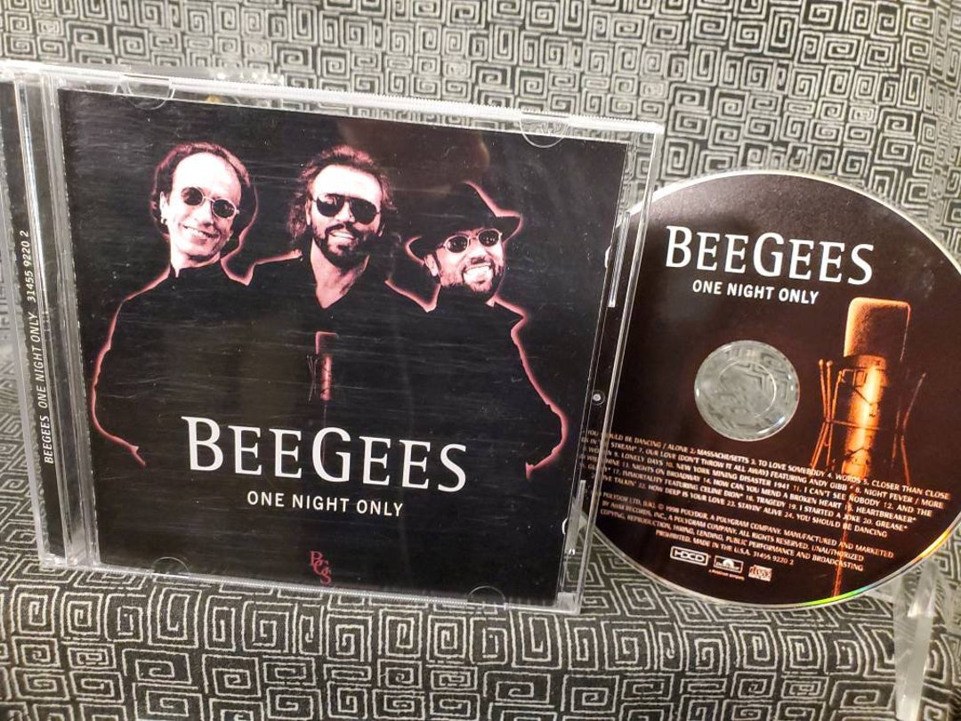 Bee Gees CD One Night Only Live Best of Greatest Songs 70's Classic Pop ... Bee Gees CD One Night Only Live Best of Greatest Songs 70's Classic Pop ...