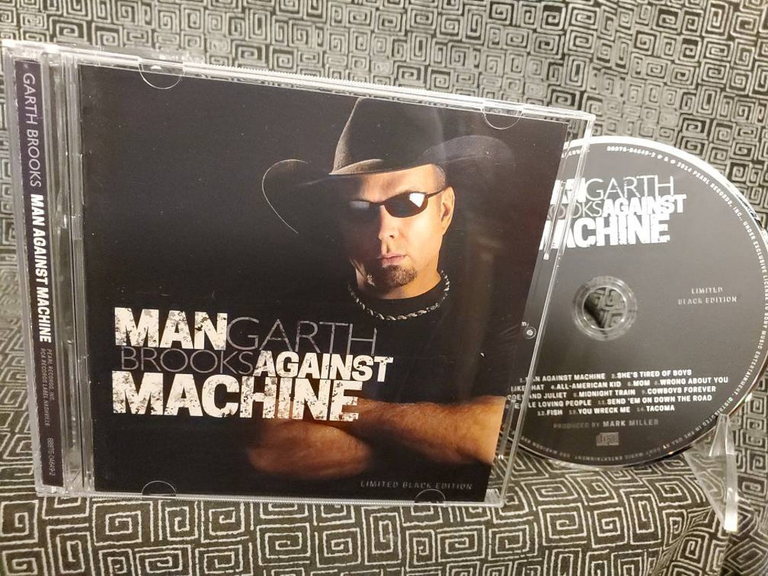 Garth Brooks Man Against Machine CD - Limited Black Edition - Etsy