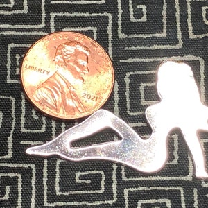 Silver Chevy Mudflap Girl Pin - Outlaw Country - Nude Silhouette ...