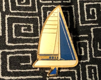 Sailboat Lapel Pin CC539 Sailing Boating Yachting Ocean - Etsy