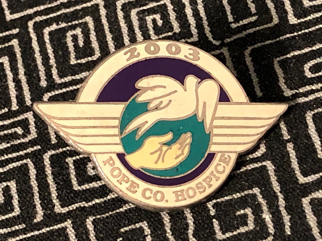 Pope Co. Hospice Enamel Metal Pin - Caretaker - Care Giver - Comfort ...