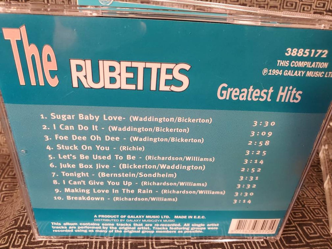 The Rubettes Greatest Hits CD 70's Glam Rock Sugar - Etsy