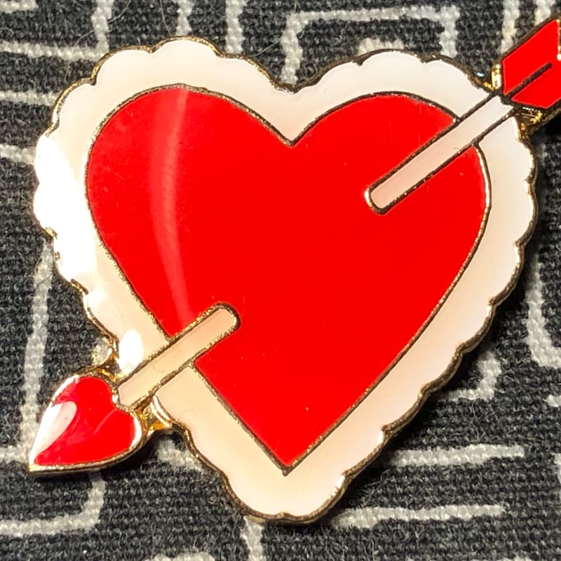 Heart Pin - Etsy