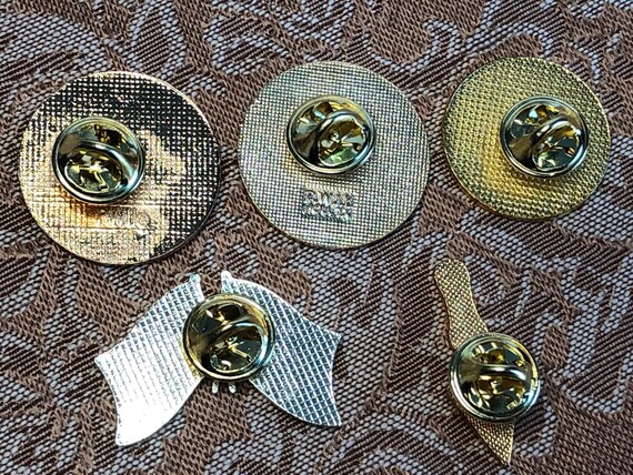 Masonic Freemason Enamel Pin Set of 5 - Compass Squar… - Gem