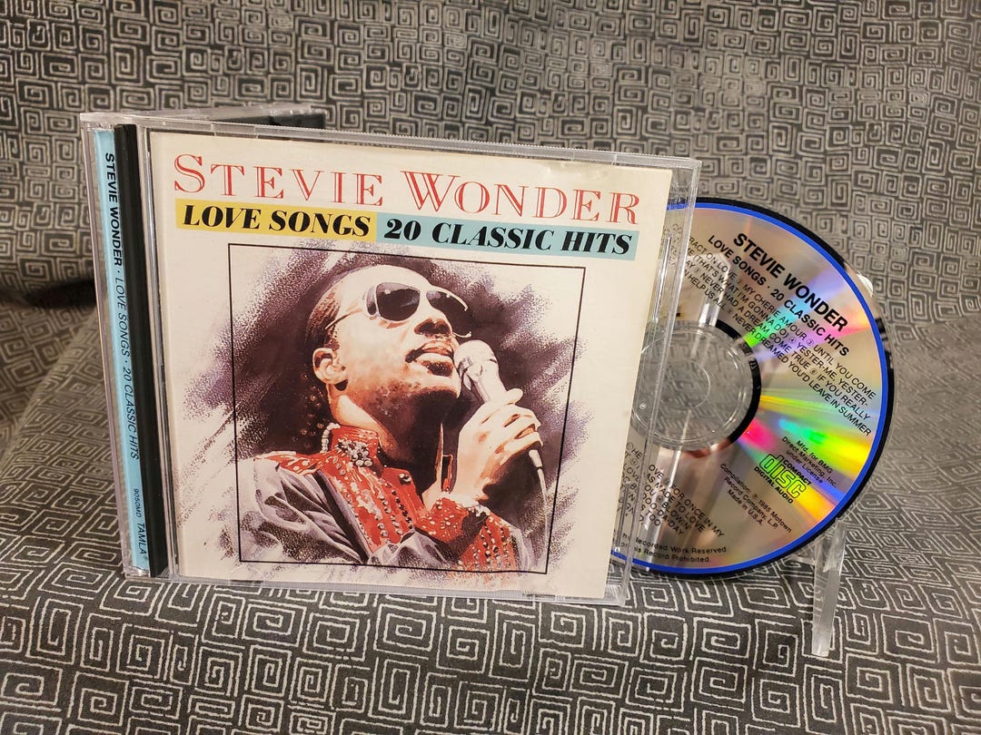 Stevie Wonder CD 20 Love Songs Compact Disc - Classic Greatest Hits ...