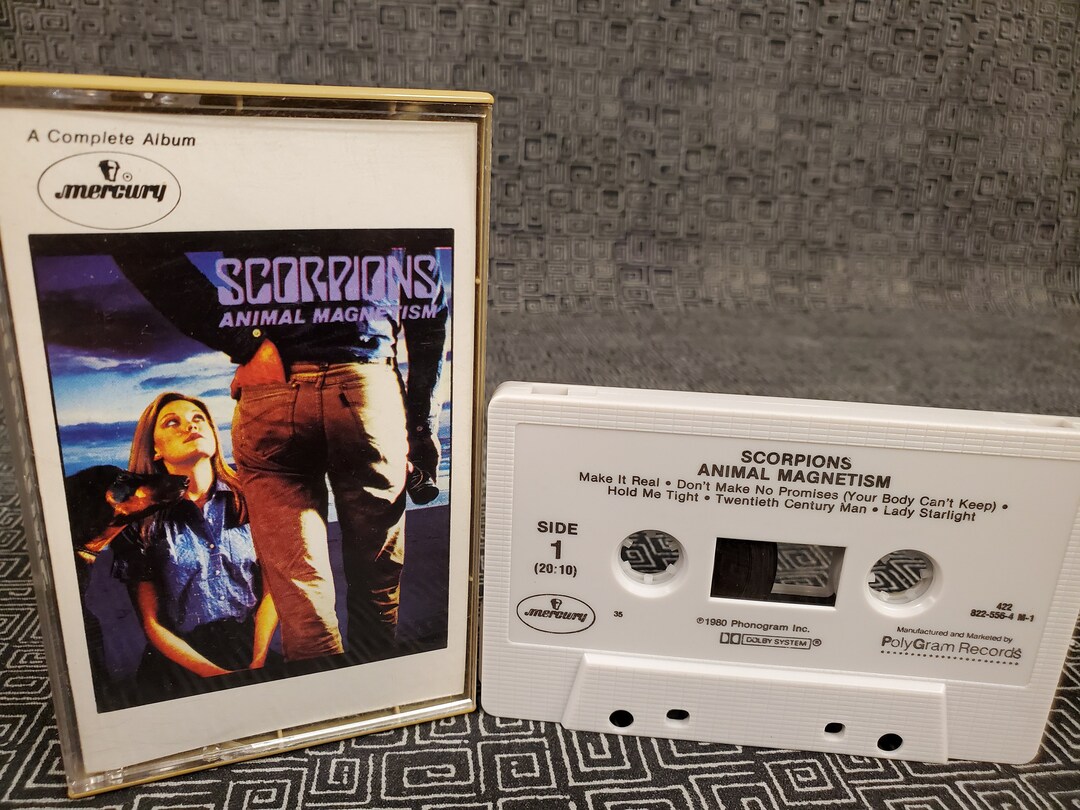 The SCORPIONS Animal Magnetism Cassette - the Zoo, Heavy Metal, Lady ...