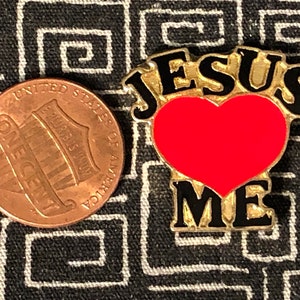 Jesus Loves Me Enamel Pin Christian Jesus Pin Easter Creator Savior ...