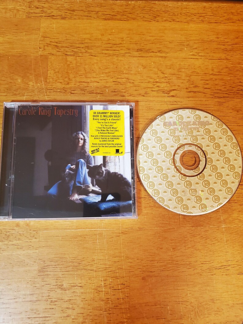 Carole King Tapestry CD - James Taylor - Classic Soft Rock Folk Music ...