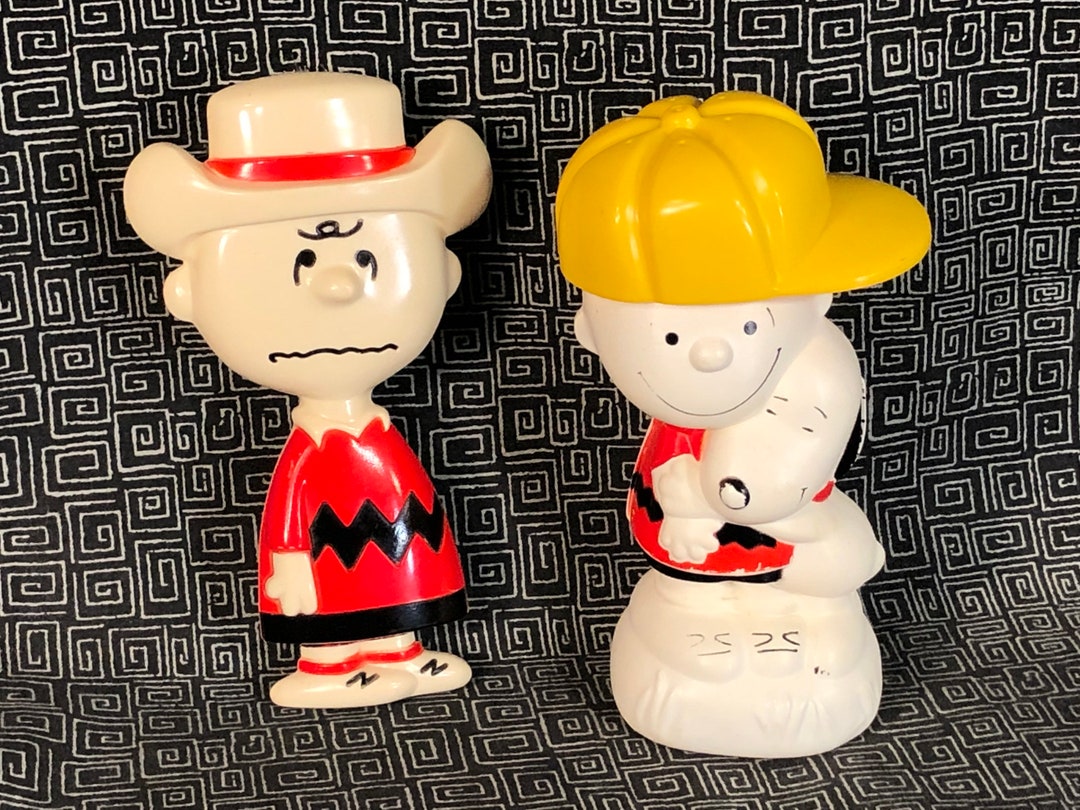 1971 Avon Peanut Pals Shampoo Bottle and Brush - Charlie Brown - Snoopy ...