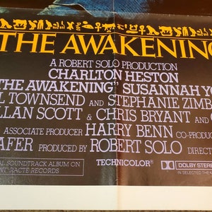 The Awakening Authentic Movie Poster Original Vintage Folded Theater ...