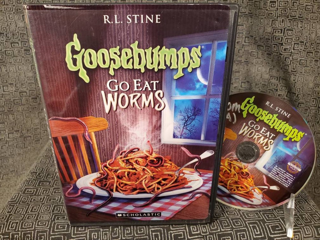 Goosebumps DVD Go Eat Worms Childrens Horror Movie for Halloween Party ...
