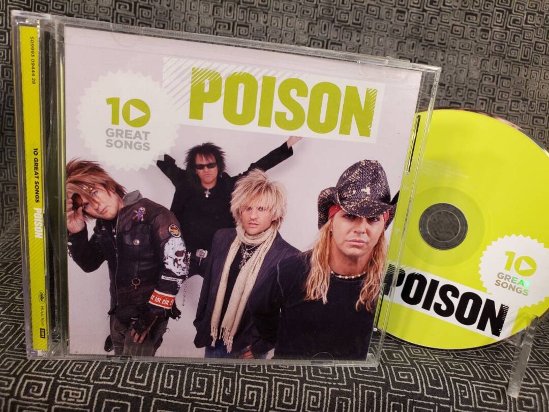 POISON CD 10 Greatest Hits - Glam Hair Metal Classic - Bret Michaels ...