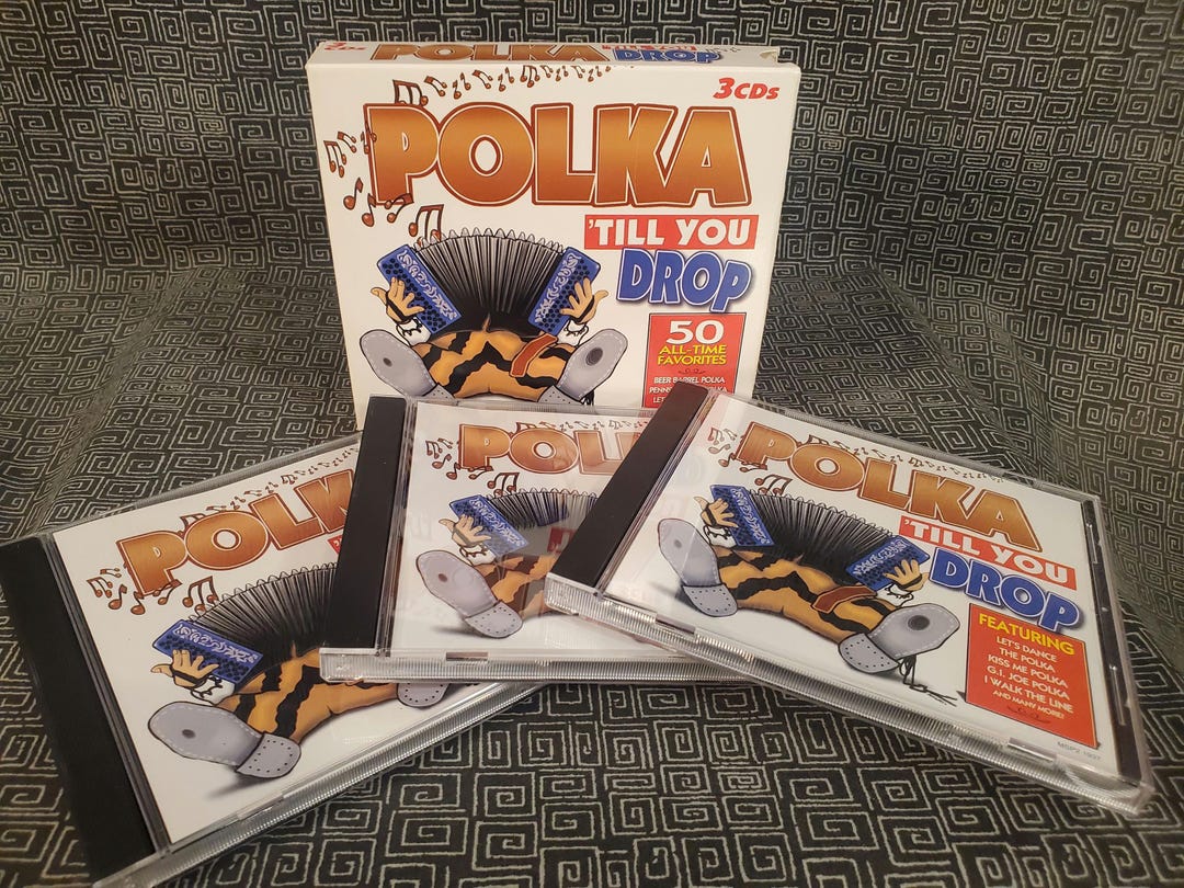 POLKA Till You Drop CD Box Set Party Hits - 3 Disc Set - Accordion ...