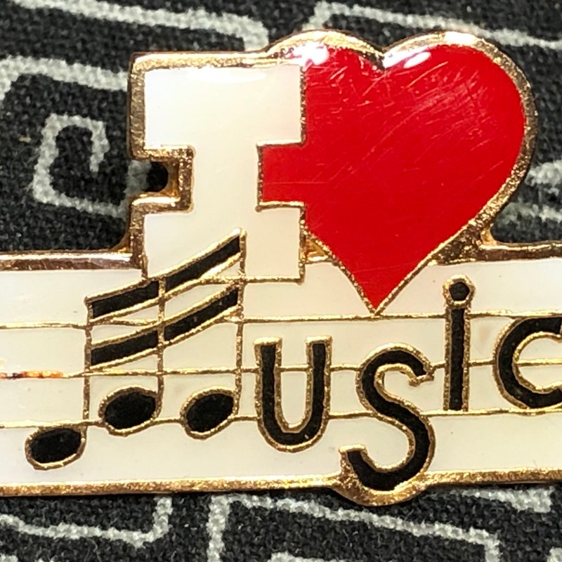 Music Enamel Pin - Etsy
