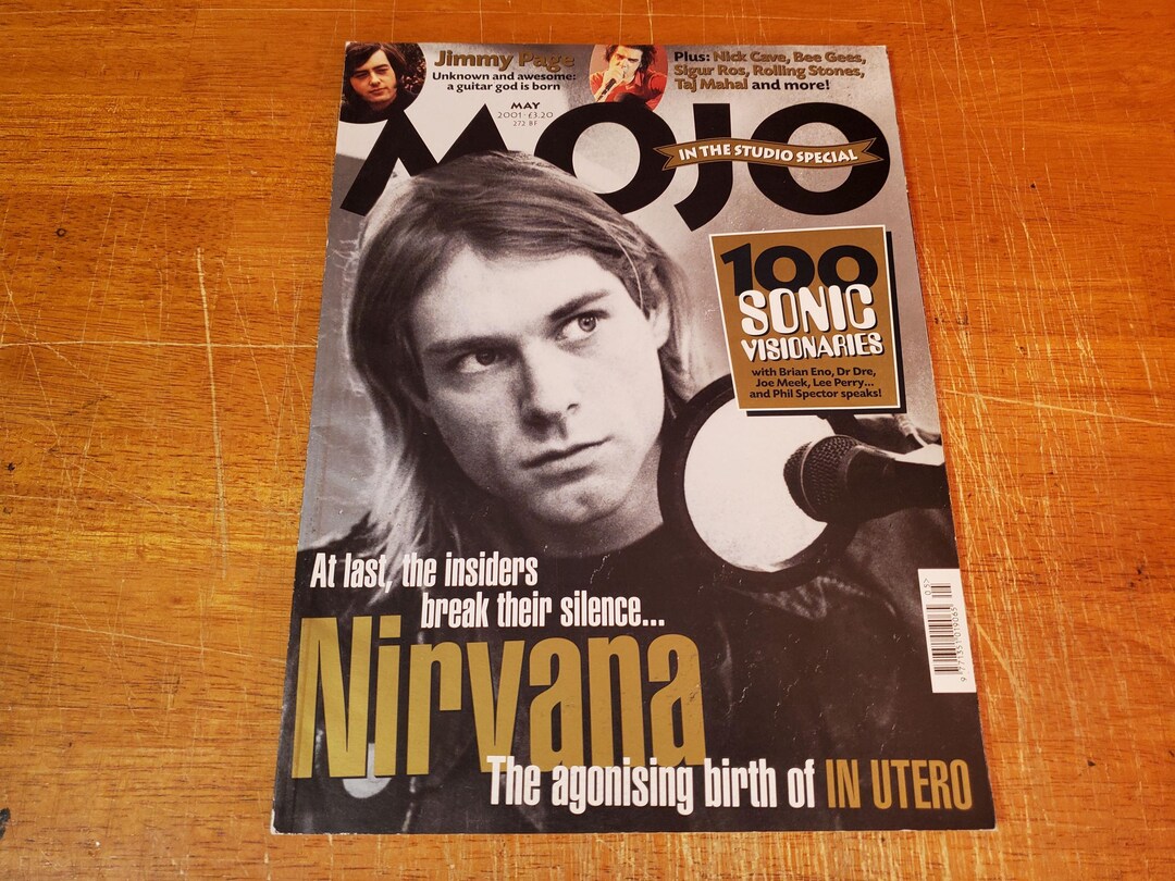 Nirvana Mojo Magazine Kurt Cobain - Making of in Utero - Bee Gees ...