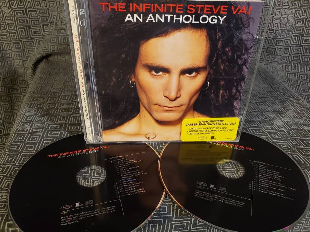 Steve Vai CD Anthology Best of (2 CD Set) - Ibanez Guitar Virtuoso ...