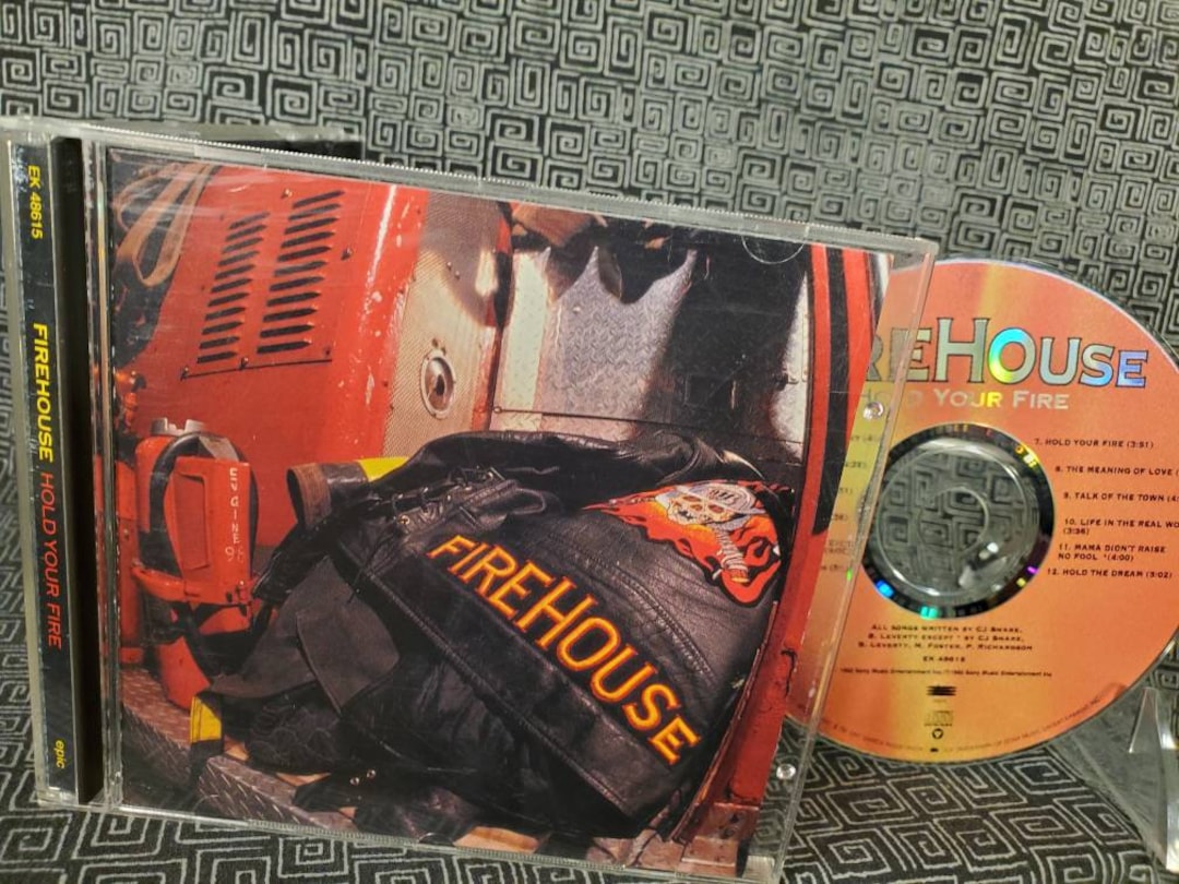 Firehouse CD Hold Your Fire Hair Metal Hard Rock Classic - - Etsy