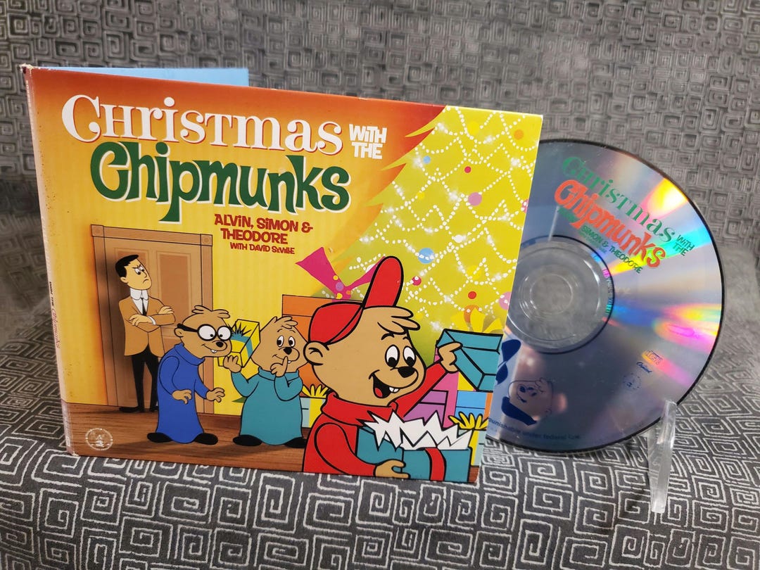 The Chipmunks Christmas CD - Alvin - Cartoon Classics - Etsy