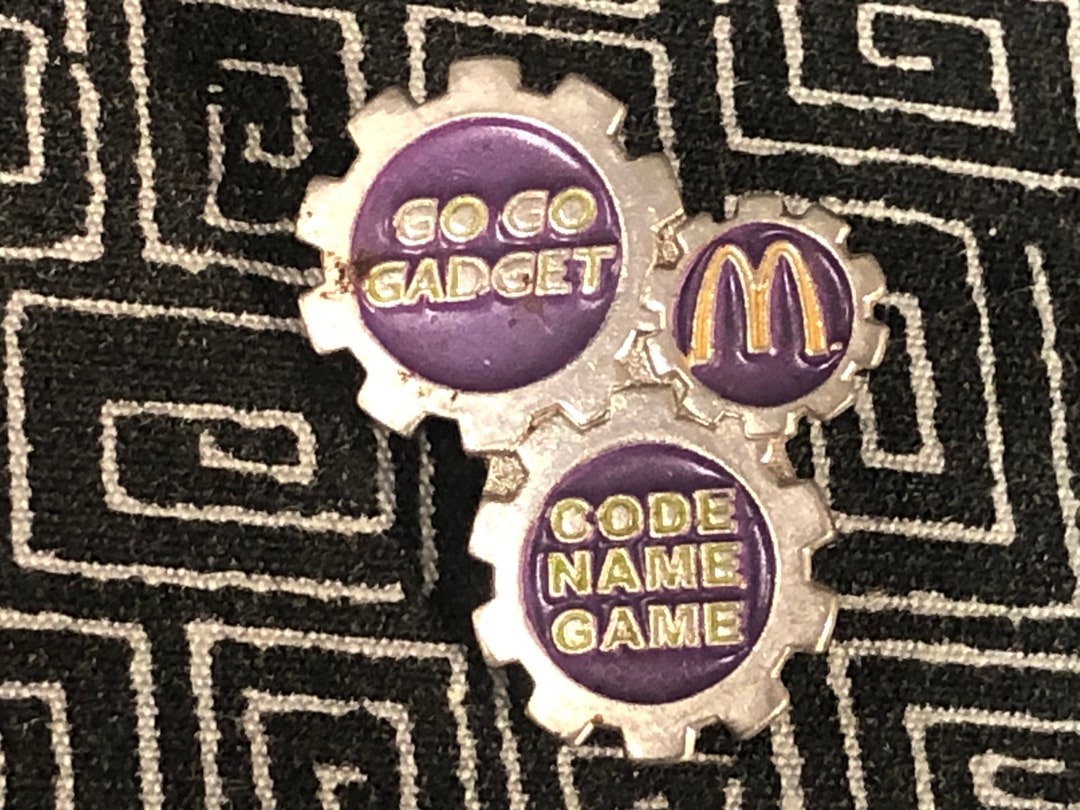 Go Go Gadget Code Name Game Enamel Pin - Game - Collector of Mcdonald ...