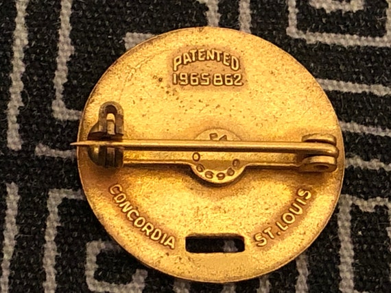 Methodist Church School 10K gold pin- Christ - Religi… - Gem