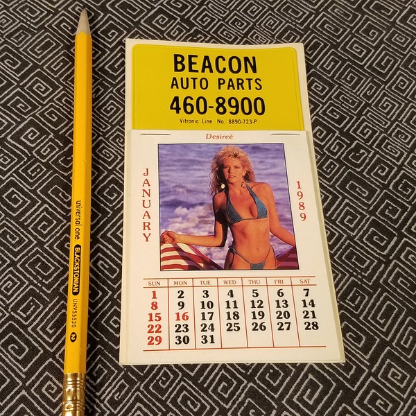 Bikini Calendar - Etsy
