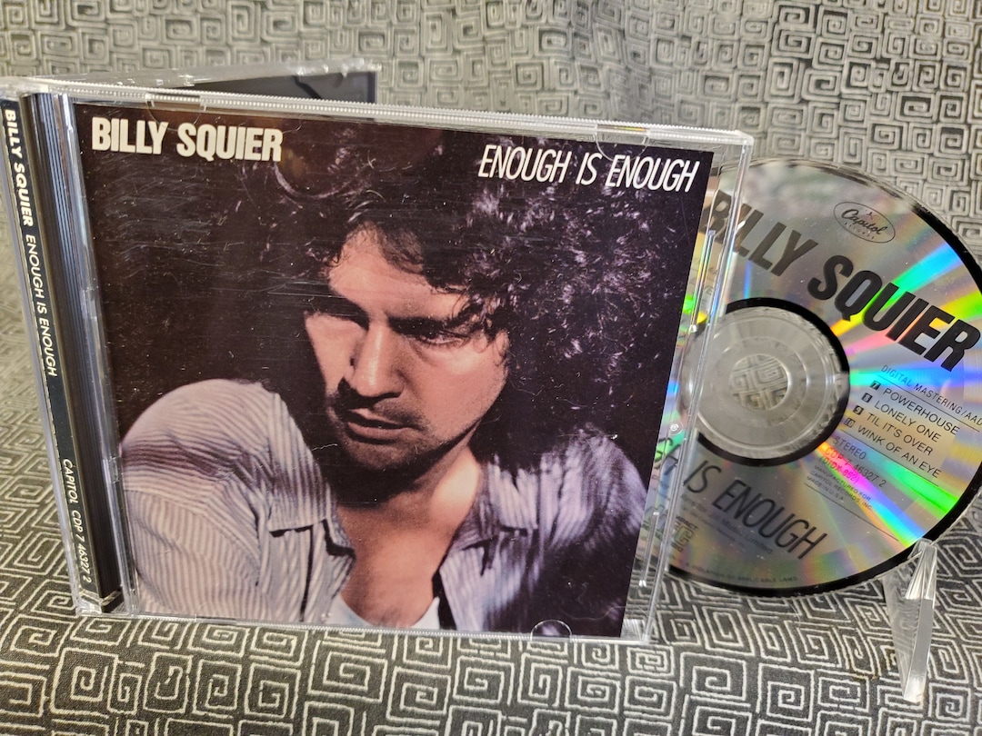 Billy Squier CD - Enough is Enough - - Etsy