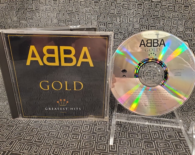 ABBA CD GOLD Greatest Hits Compact Disc Mama Mia Waterloo Dancing Queen ...