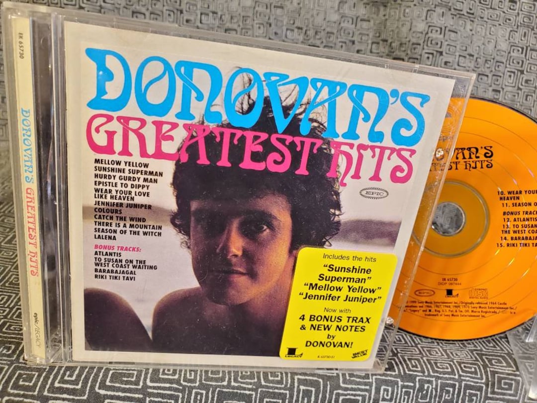 Donovan Greatest Hits CD Sunshine Superman Atlantis Mellow - Etsy