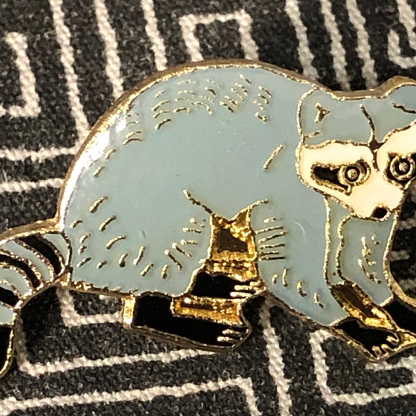 Raccoon Pin - Etsy