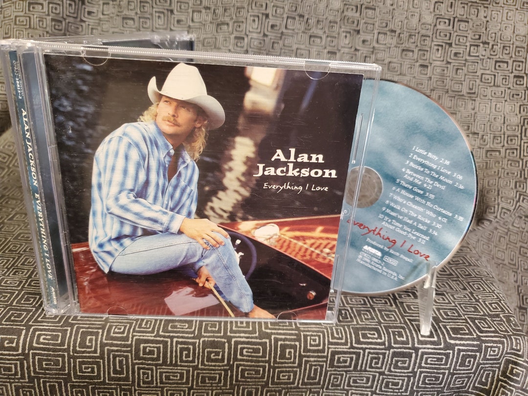 Alan Jackson CD Everything I Love - 90's Country Music - 1996 - Etsy