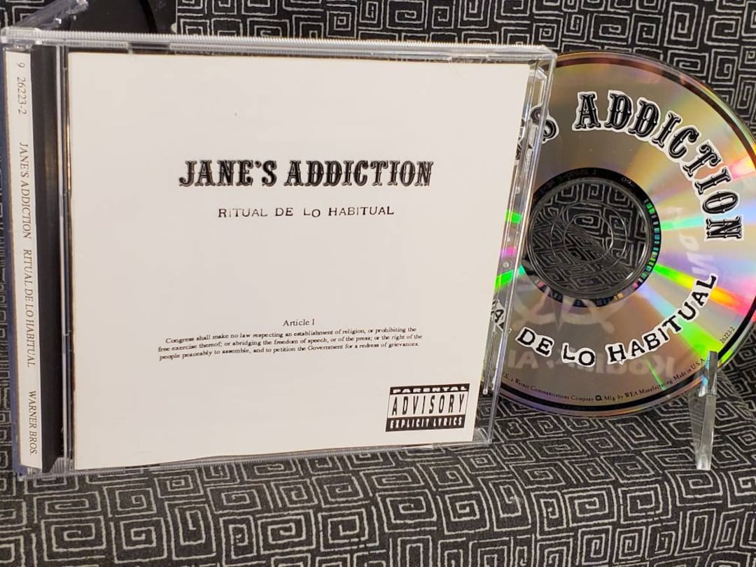 Janes Addiction CD Ritual De Lo Habitual Been Caught Stealing 1st ...