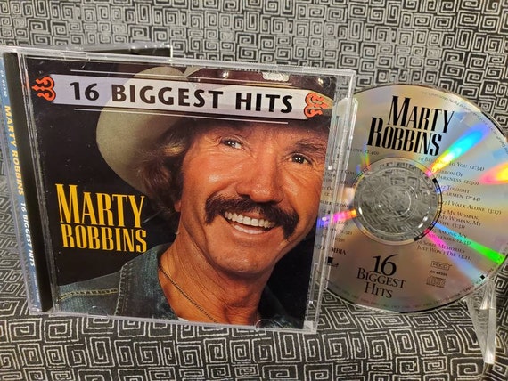 Marty Robbins CD 16 Greatest Hits Compact Disc Cowboy | Etsy