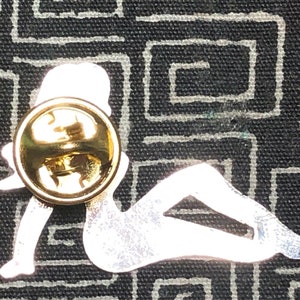 Silver Chevy Mudflap Girl Pin - Outlaw Country - Nude Silhouette ...
