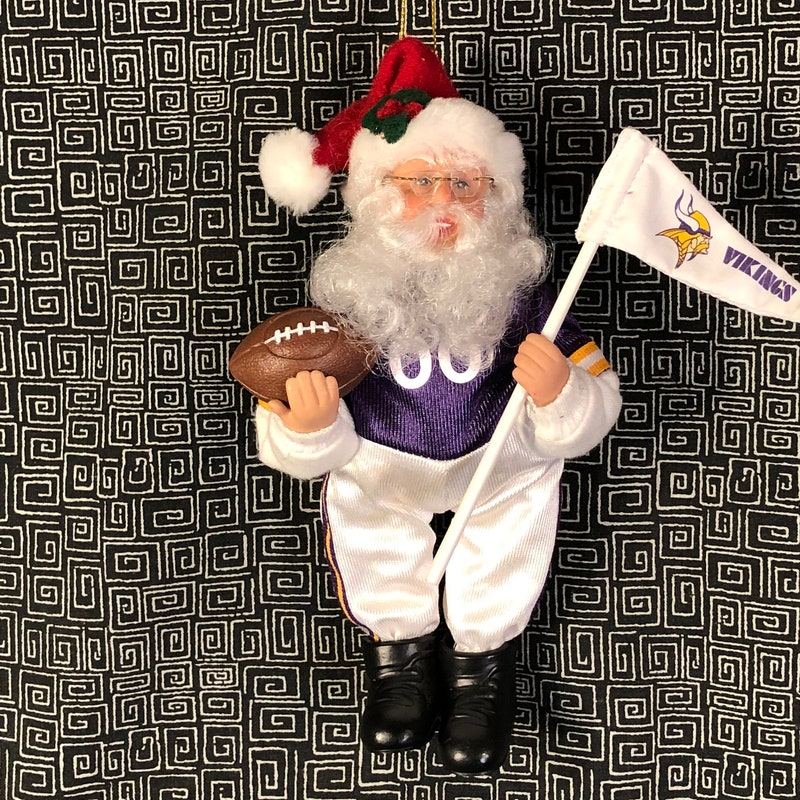 Football Santa Figurine - Etsy