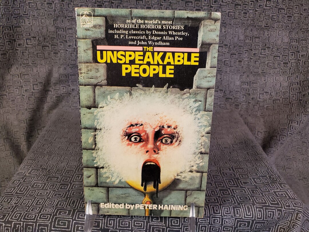 Unspeakable People Horror Anthology Short Stories Paperback - Etsy