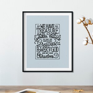 We Have This Treasure in Earthen Vessels, 2 Corinthians 4:7, Bible ...