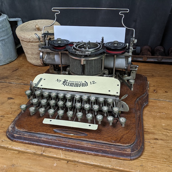 Antique Typewriter With Case - Etsy