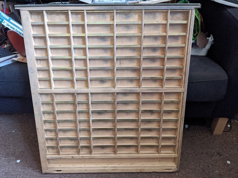 Large Letterpress Typeset Drawer Ludlow Style VERY CLEAN - Etsy