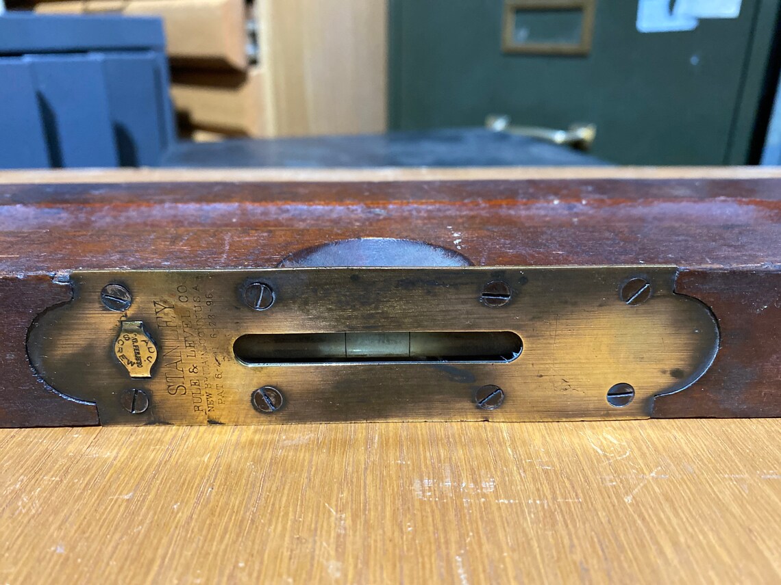 Stanley Rule & Level Co. Antique Wooden Level 1S - Etsy