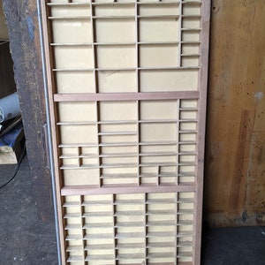 Hamilton Letterpress California Job Type Case Printers Drawer VERY ...