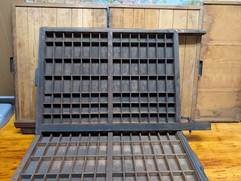 Unique Small Letterpress Typeset Drawer Ludlow Style - Etsy
