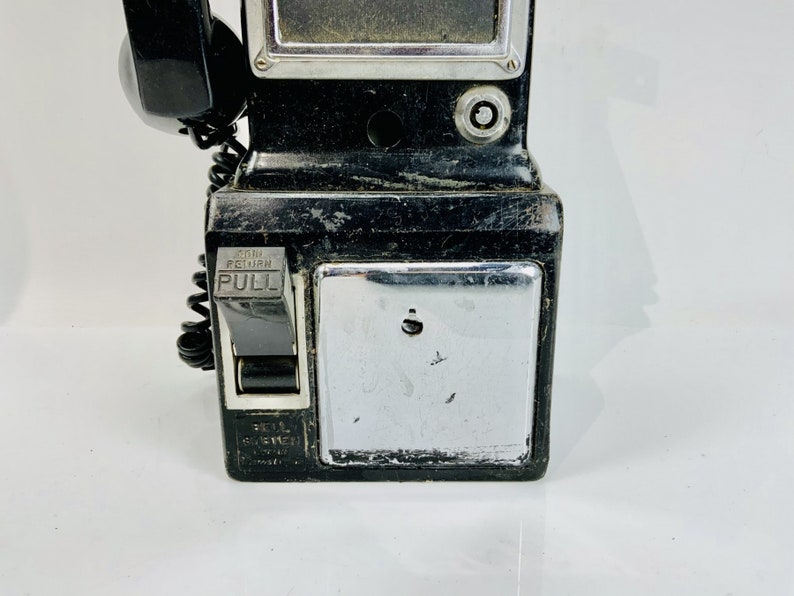 Vintage Rotary Pay Telephone 3 Coin Slot 1950's Western | Etsy