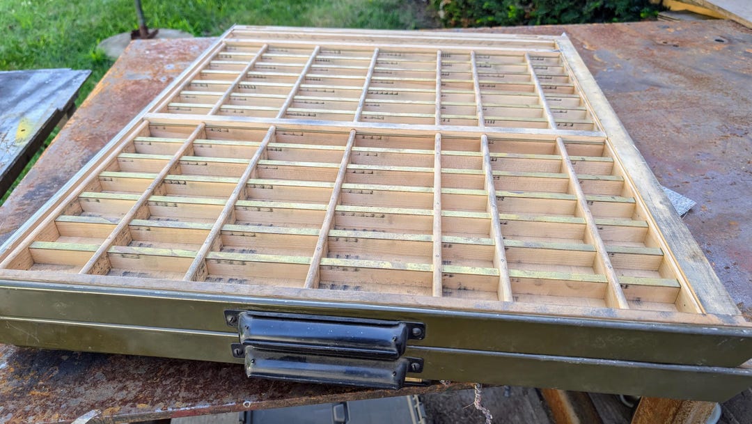 Large Letterpress Typeset Drawer Ludlow Style - Etsy UK