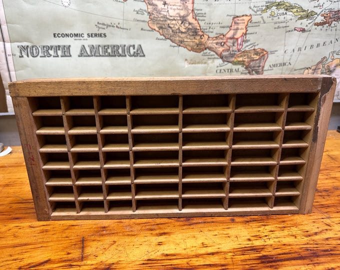 Hamilton Letterpress Custom Size (1/4) Case Job Type Printers Drawer - Etsy