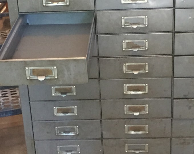 33 Drawer Metal Cabinet - Etsy