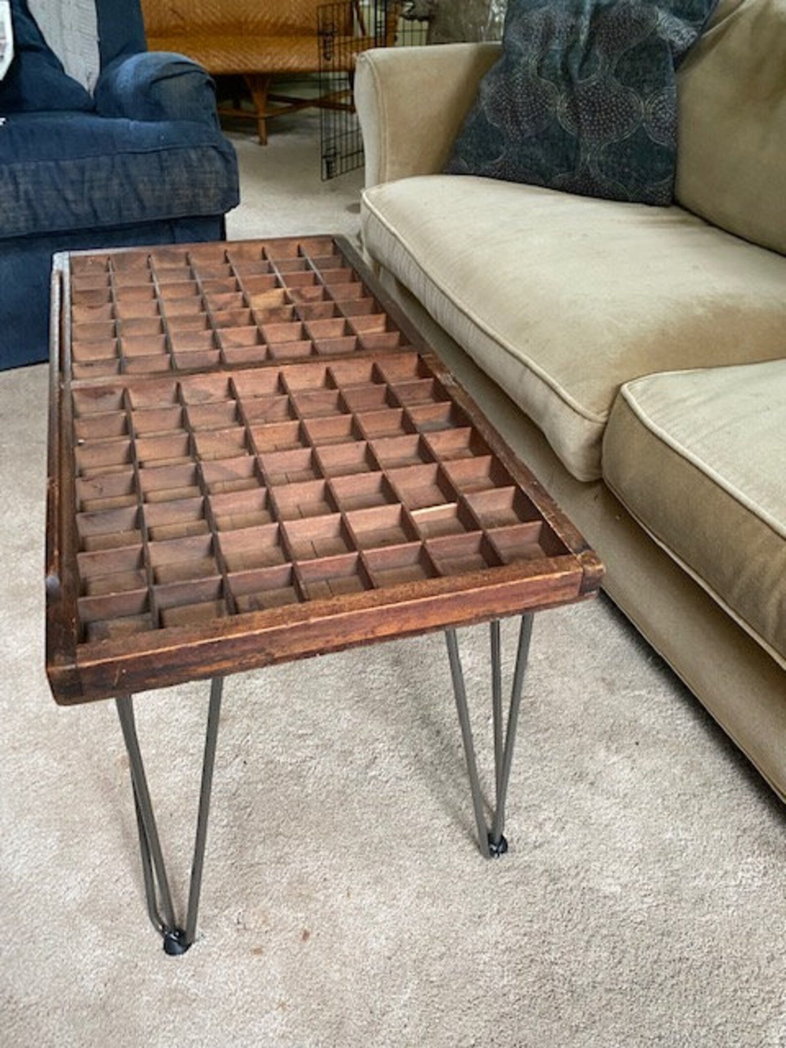 Hamilton 1800's Letterpress Printers Drawer Glass Top - Etsy