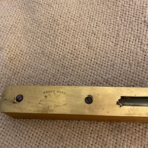 Antique Wooden British Made Torpedo Level 3B - Etsy