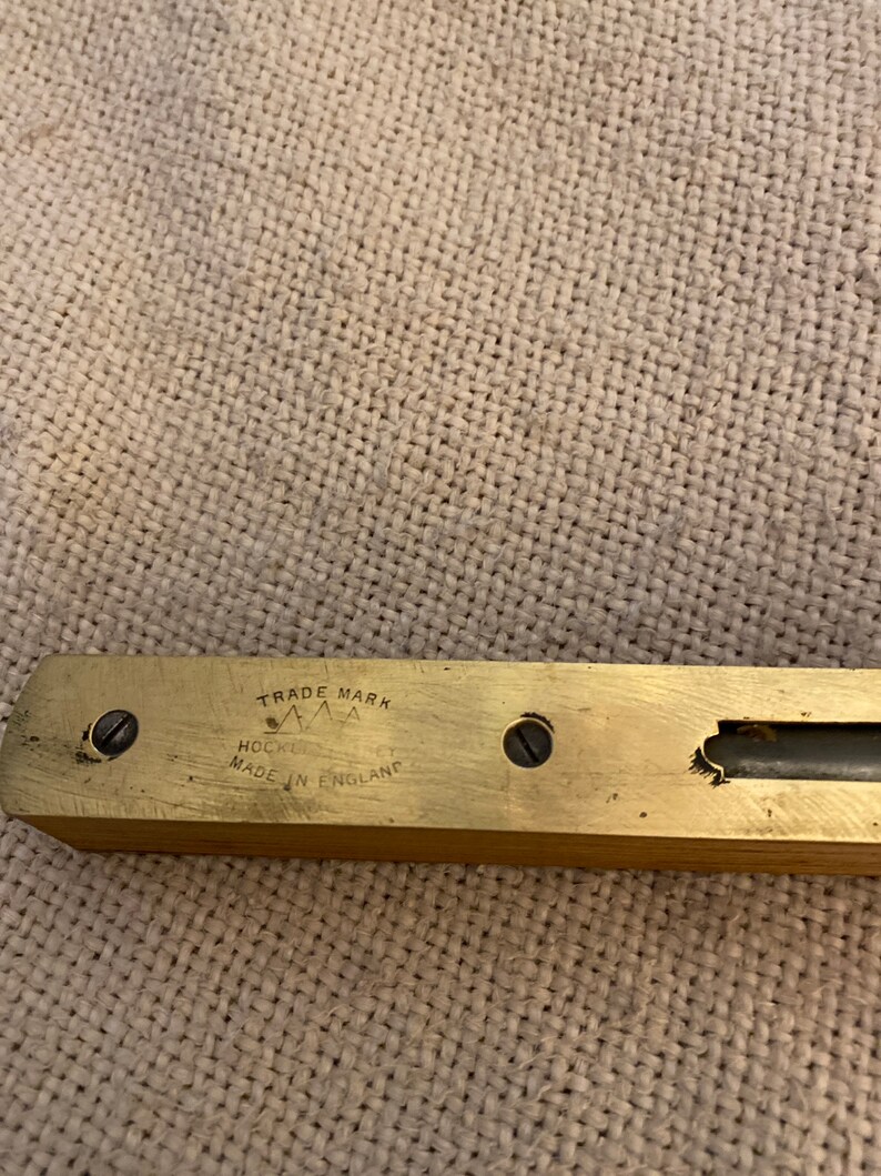 Antique Wooden British Made Torpedo Level 3B | Etsy